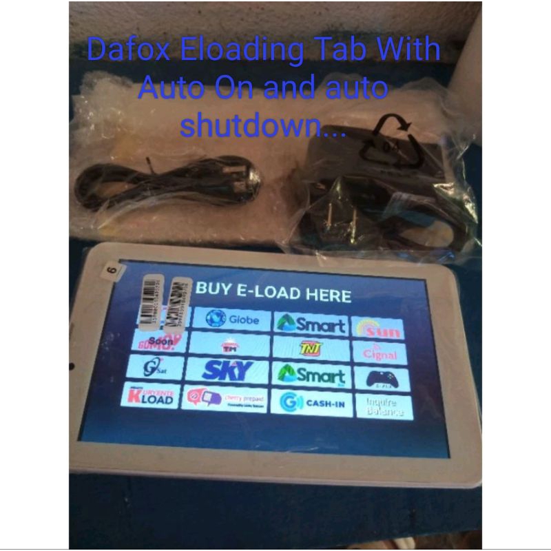 Dafox Tablet 7 inch Touch Screen With Dual Sim and Wifi Auto On and ...