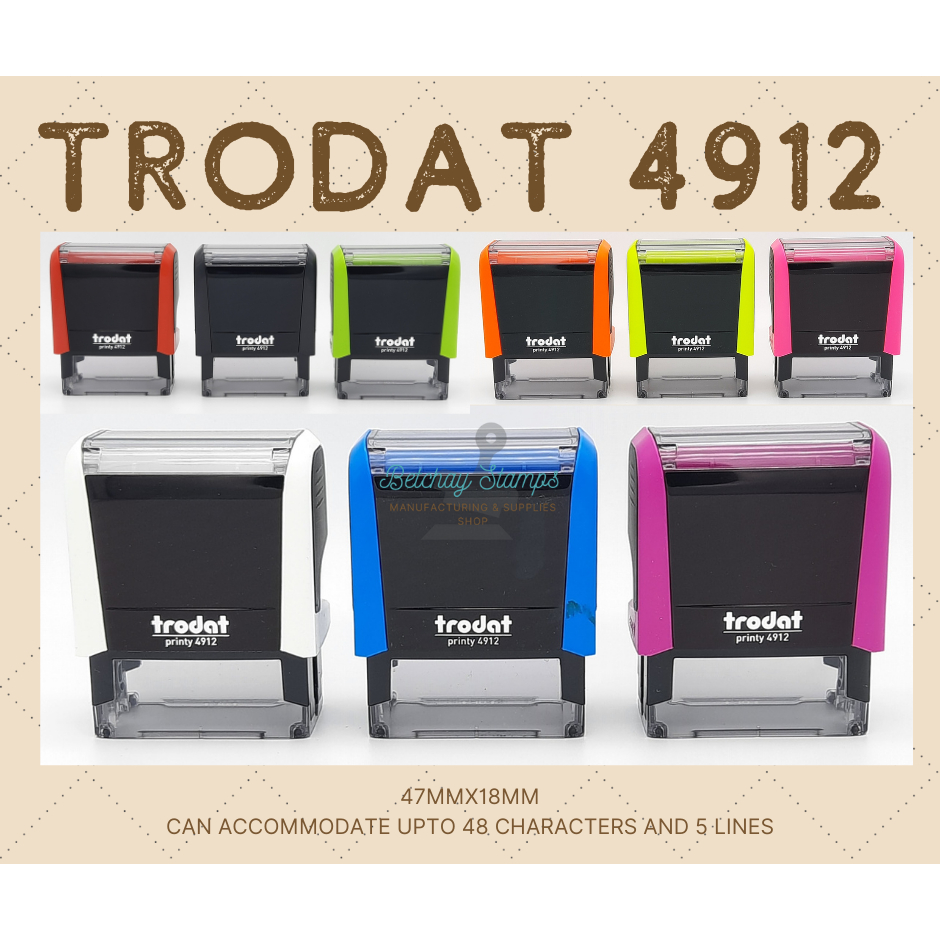 Betchay Stamp!! Trodat 4912 with Best For Teachers, Banks and Admins ...
