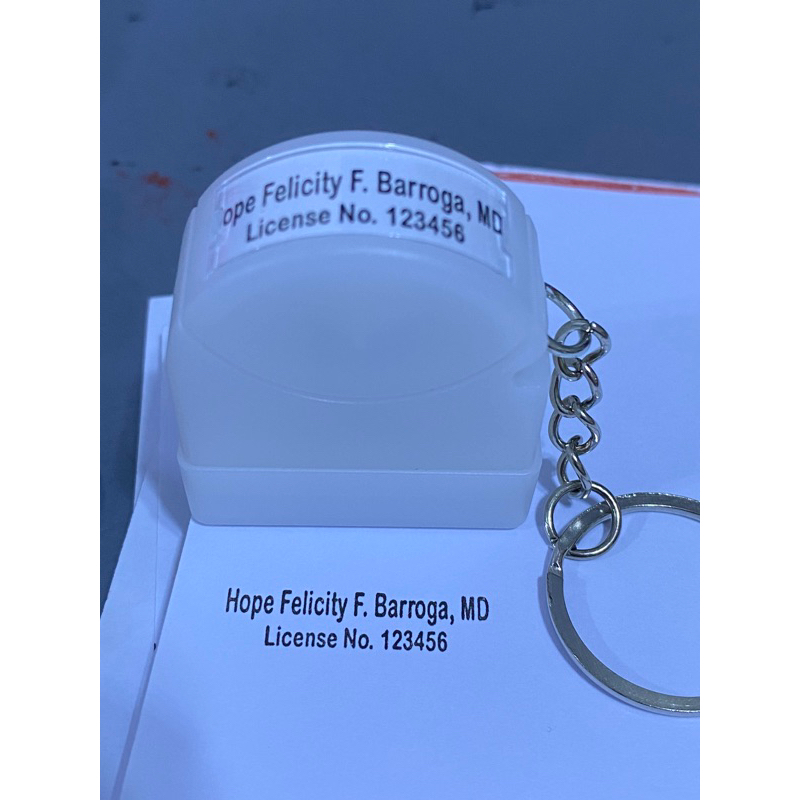 DIGI 10X28MM PERSONALIZED SELF INKING STAMP FREE NAME COD COD | Shopee ...