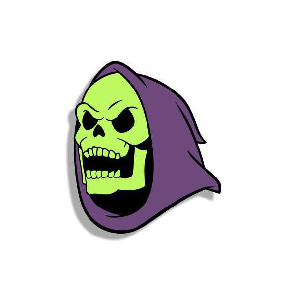 Skeletor laminated vinyl sticker matte | Shopee Philippines