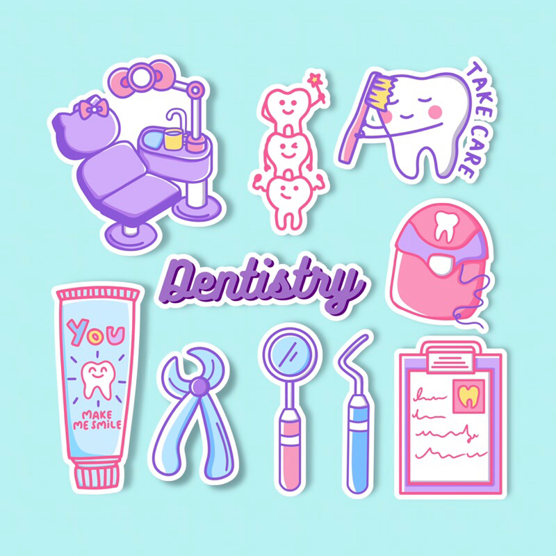 Dentistry/Dentist Sticker Pack | Shopee Philippines