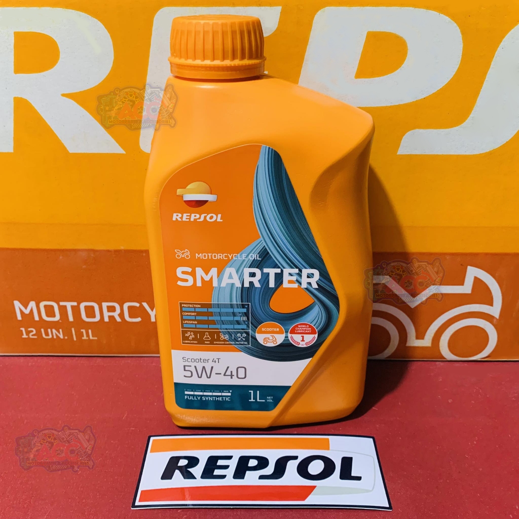Repsol Oil Smarter Scooter 4T 5W-40 Fully Synthetic 1L - *New Bottle ...
