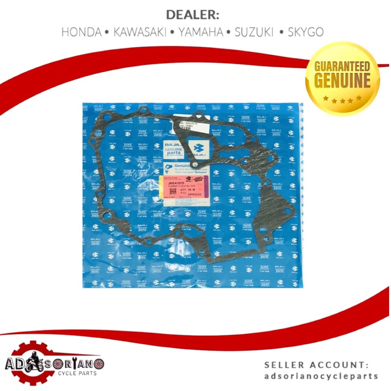 KAWASAKI CT125 ROUSER NS125 GASKET CRANKCASE JH541015 | Shopee Philippines