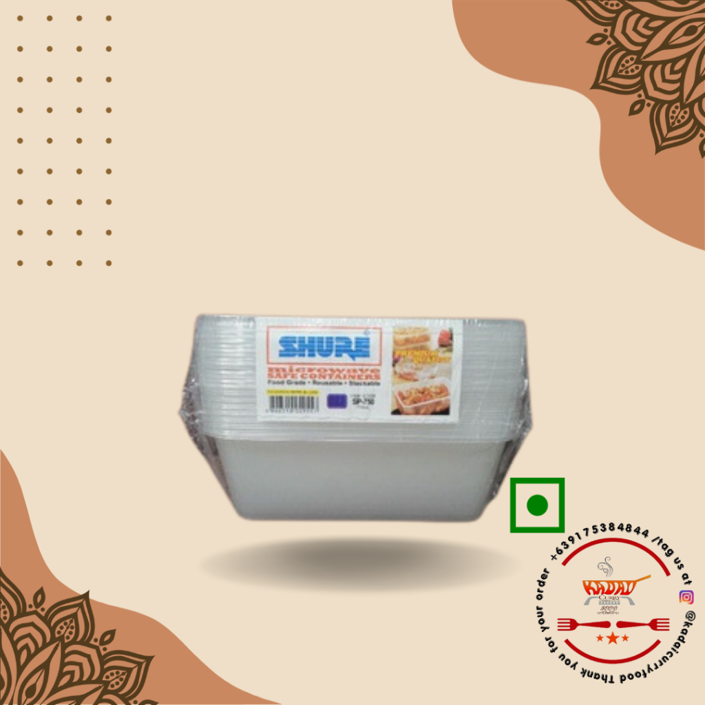 SHURE Microwavable Container (750ml) | Food Storage Box | Shopee ...