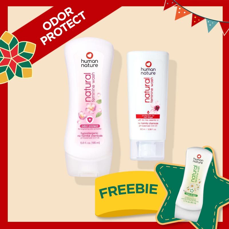 Human Nature Feminine Wash and Red days Duos FREEBIE LIVE EXCLUSIVE ...