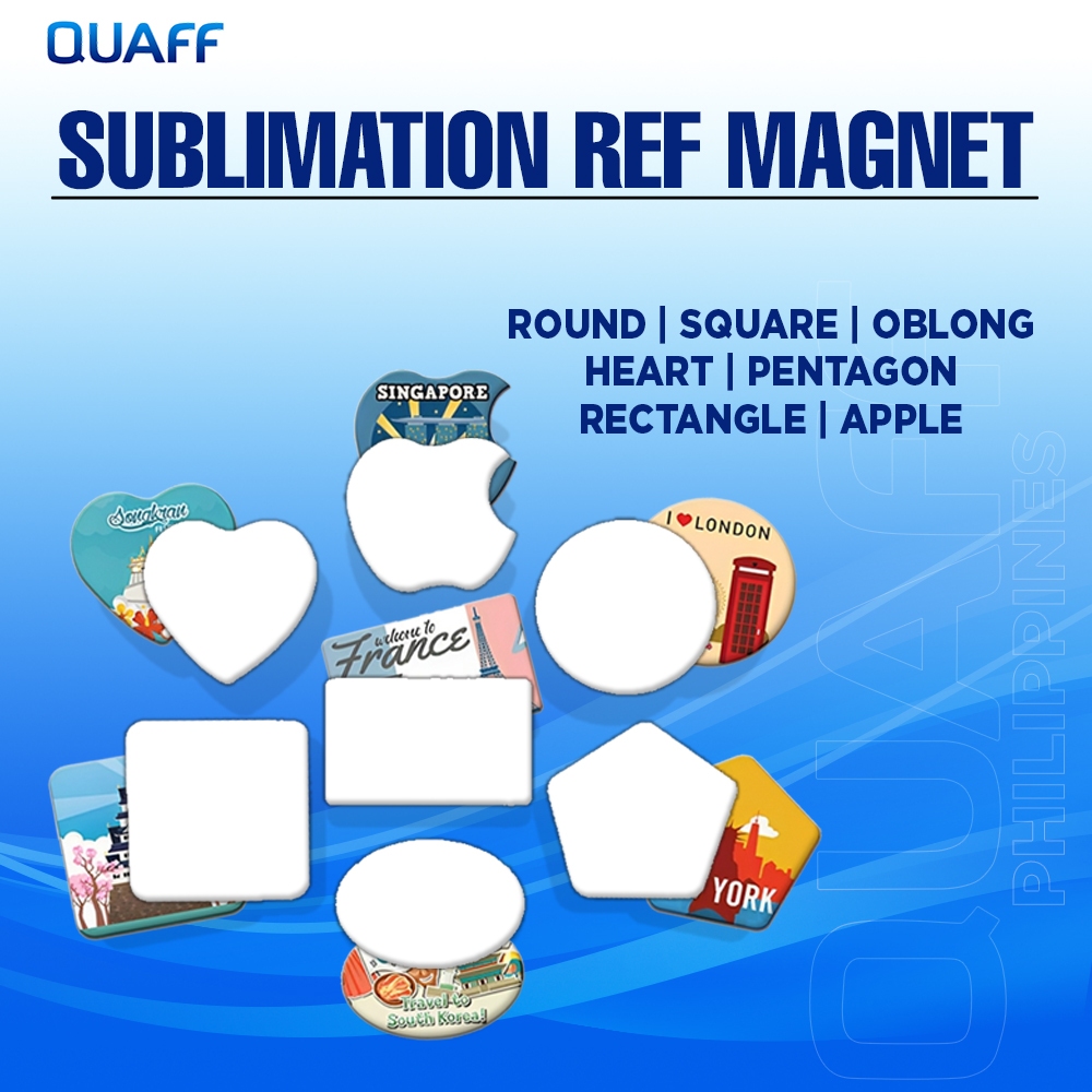 QUAFF Sublimation Pre-Cut Small Ref Magnet (5pcs) | Shopee Philippines