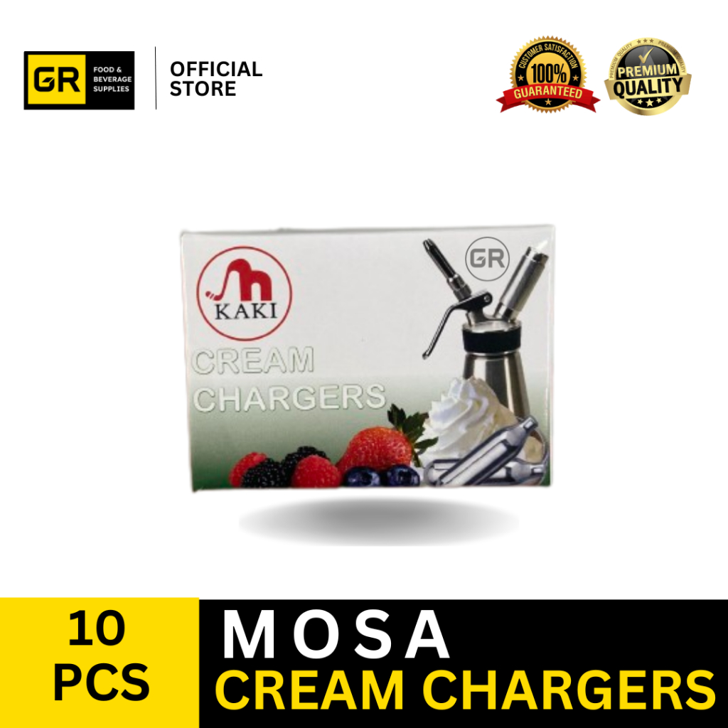 KAKI Cream Charger [10 Charges/ Box] for Whip Cream Dispensers / Mosa ...