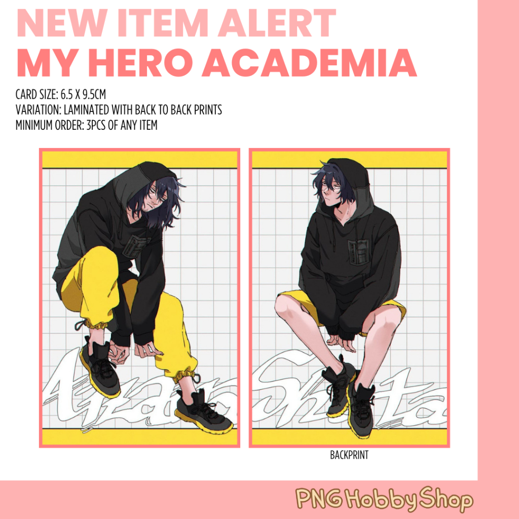 My Hero Academia Anime Back to Back Laminated Photocards - PNG Hobby ...