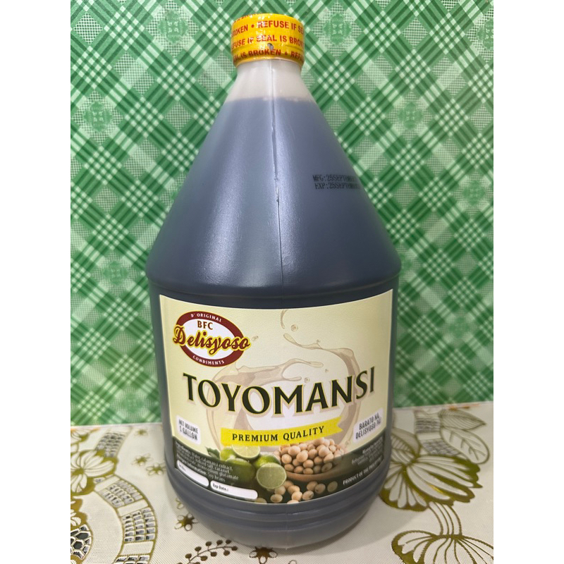 BFC Condiments Delisyoso TOYOMANSI (Gallon) | Shopee Philippines