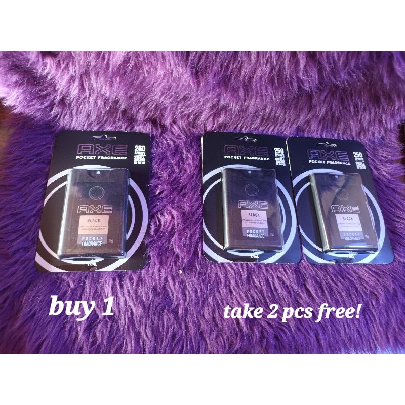 Sale! Buy1 take2! more than 50% off! Axe pocket perfume 17ml for only ...