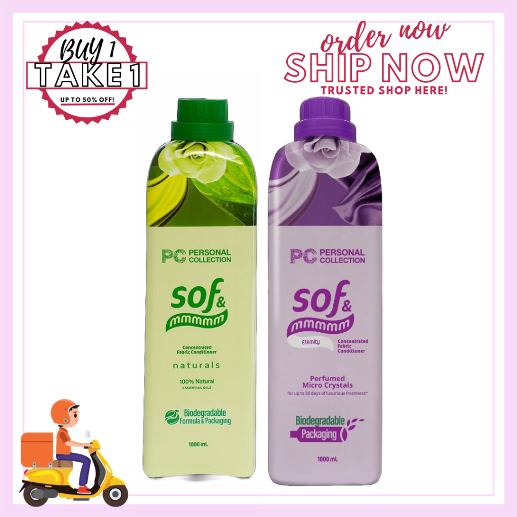 sof naturals + eternity fabric conditioner | Shopee Philippines