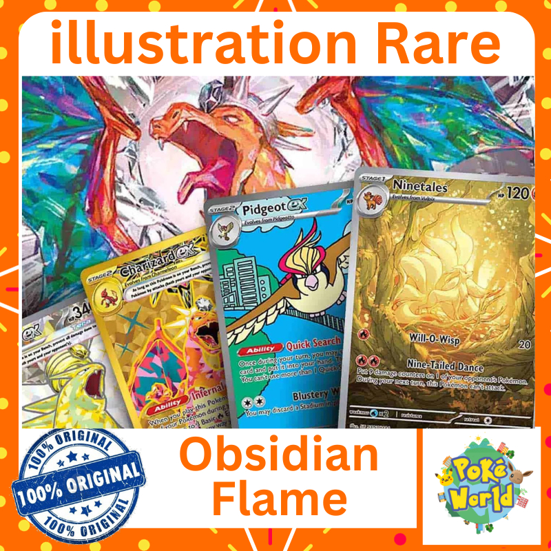 Illustration Rare - OBF Gallery - Obsidian Flames - Pokemon Singles ...