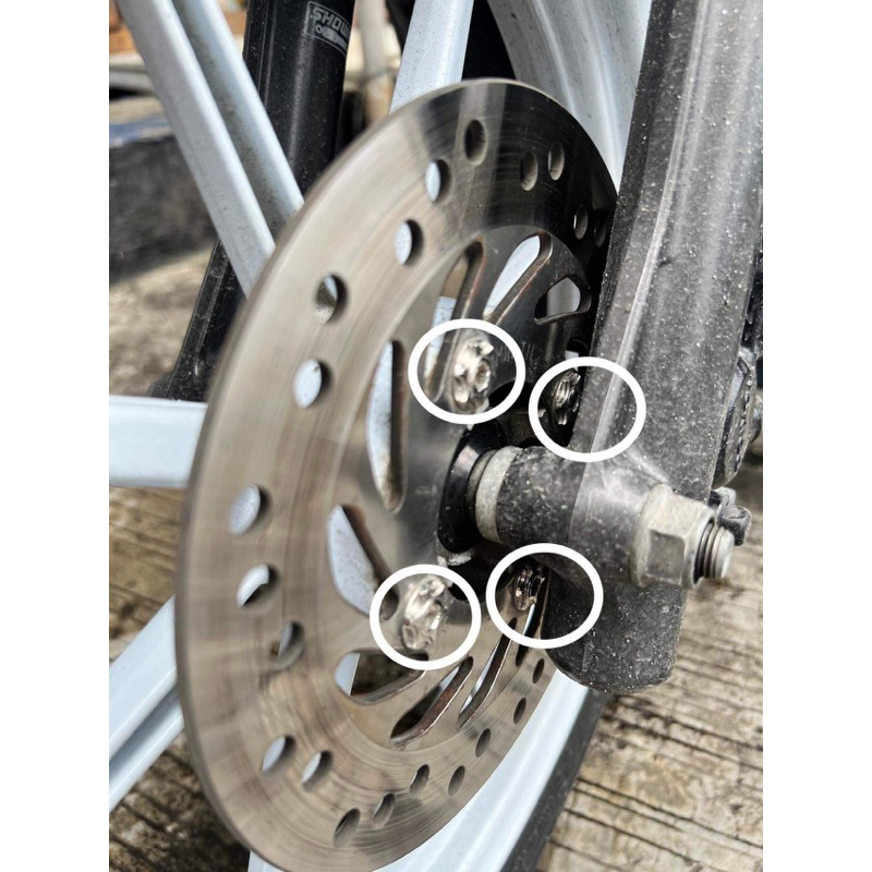 HENG Disc Plate Bolts for Click V2 and Beat FI (4pcs) CNC | Shopee ...