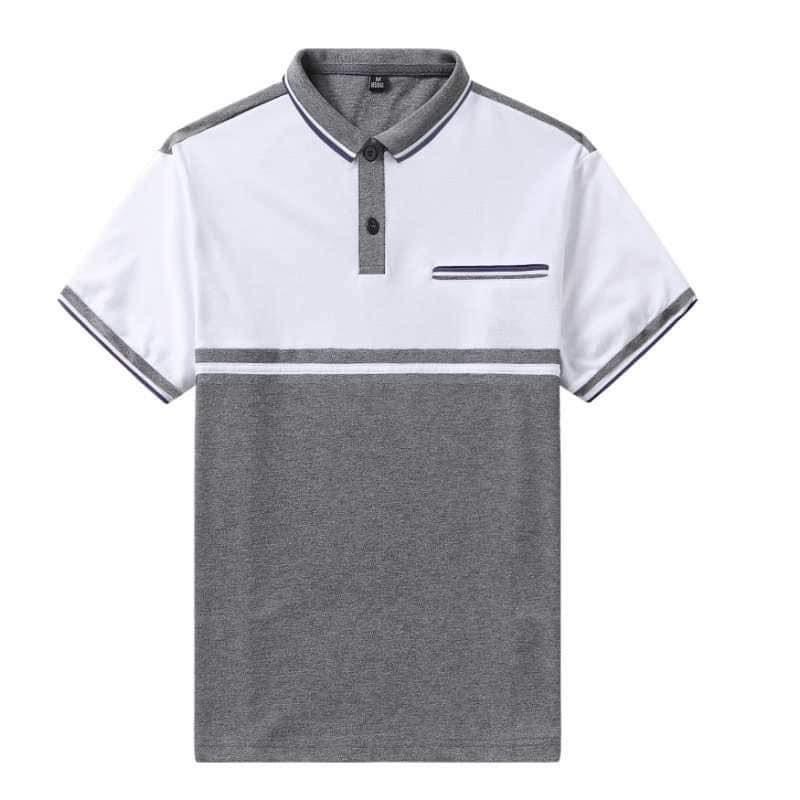 Korean fashion poloshirt for men combination colored poloshirt class a ...