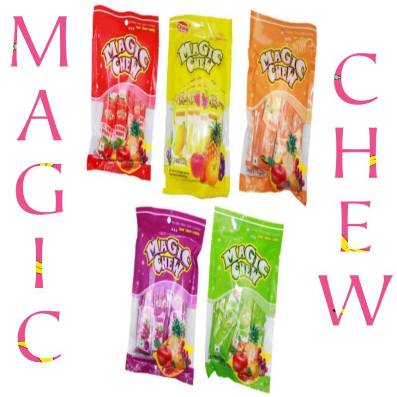magic chew gummy fruit candy for sale. 24 PCs per pack | Shopee Philippines