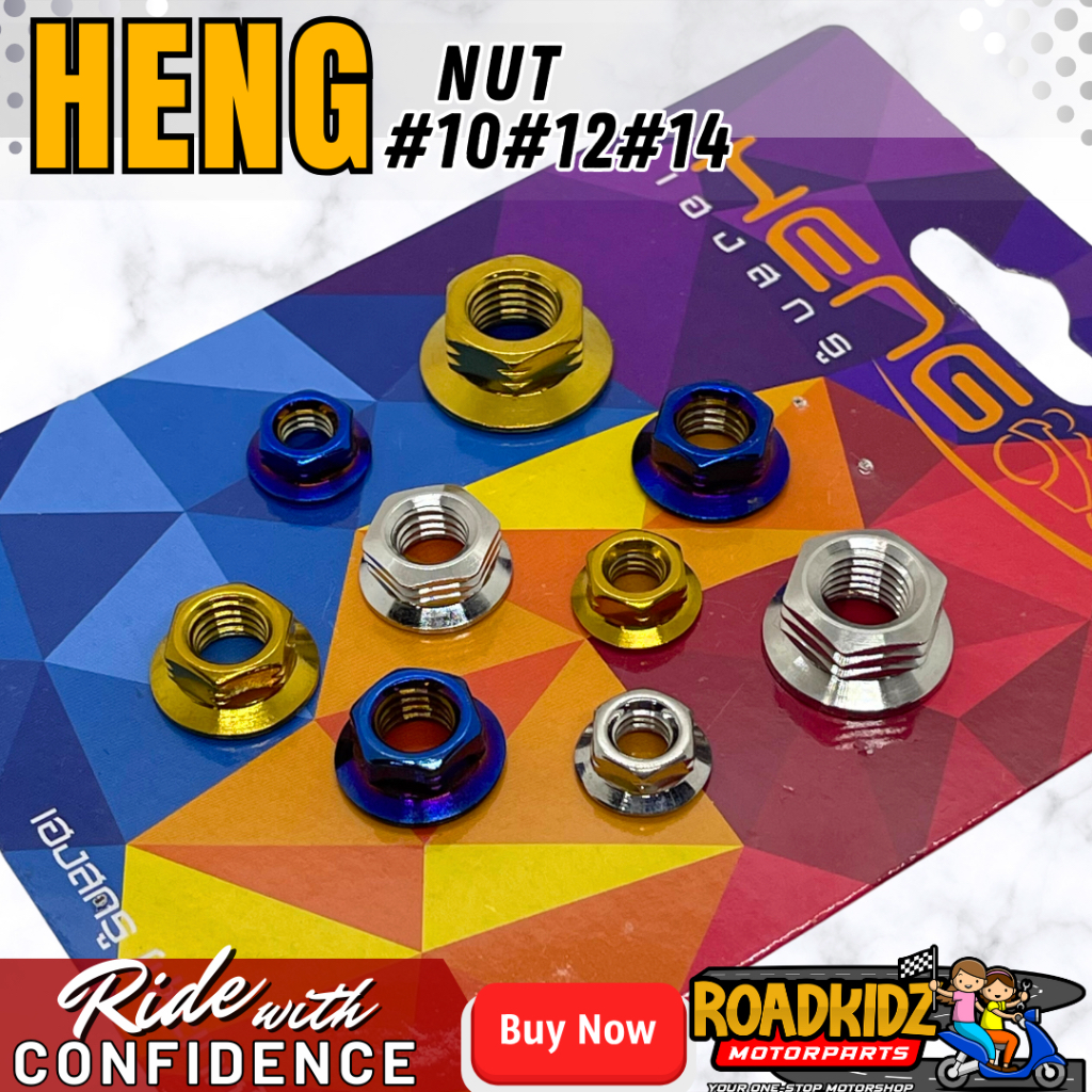 HENG NUT 6MM,8MM,10MM UNIVERSAL | Shopee Philippines