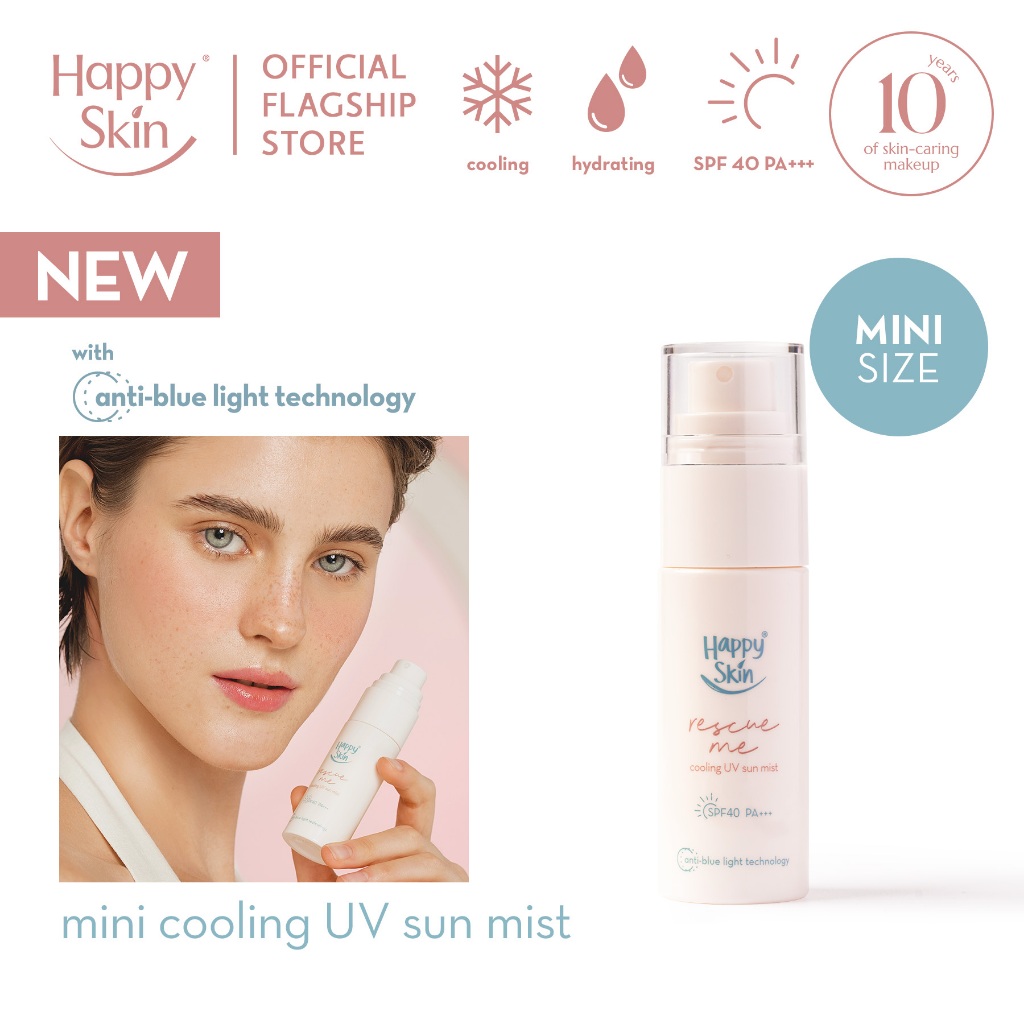 Happy Skin Mini Rescue Me Cooling UV Sun Mist SPF 40 PA +++ | Shopee ...