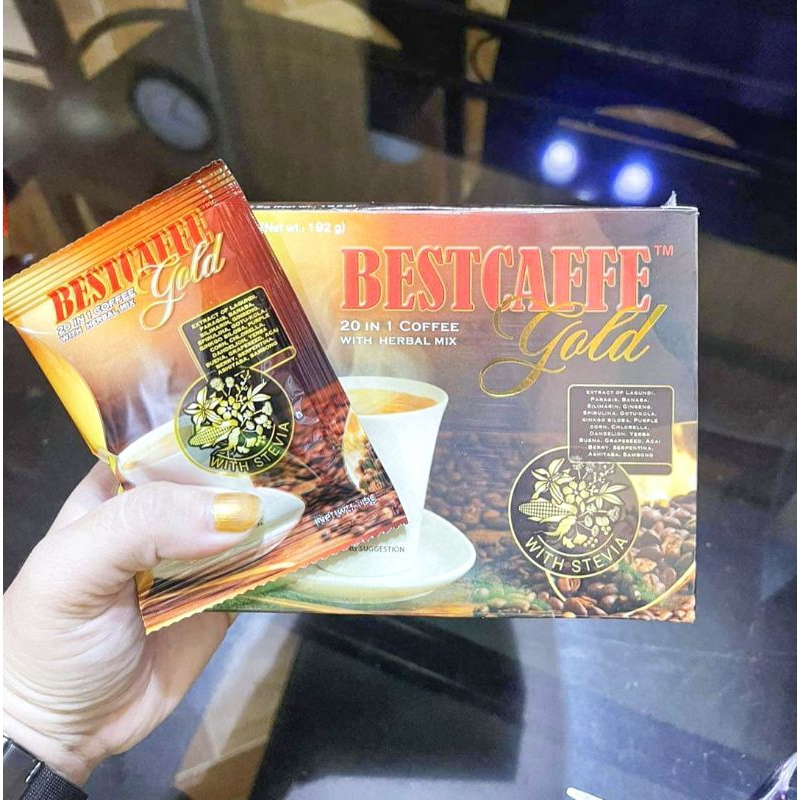 BESTCAFFE GOLD 20in1 Herbal Coffee Mix | Shopee Philippines
