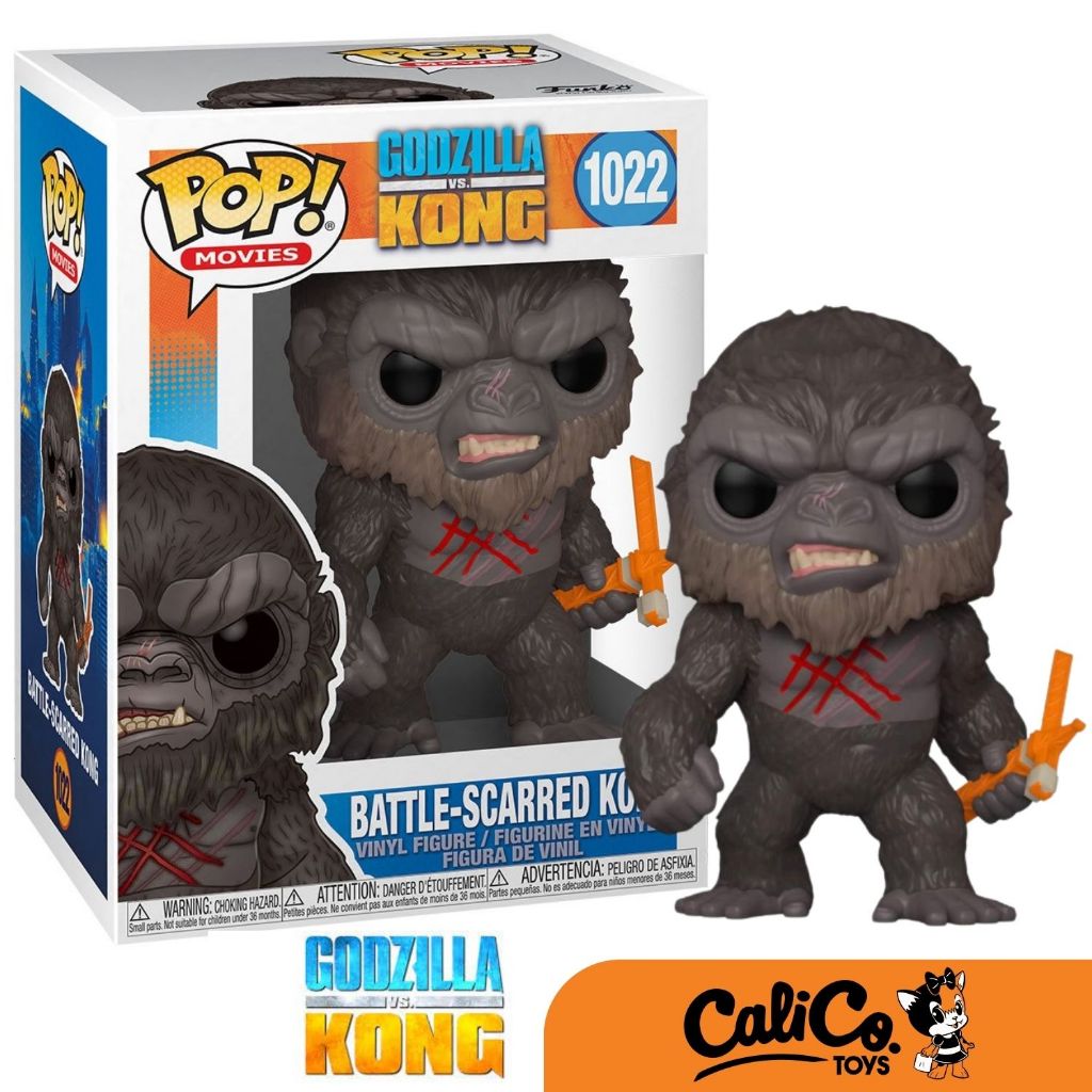 POP! Movies: Godzilla vs Kong - Battle-Scarred Kong 1022 | Shopee ...