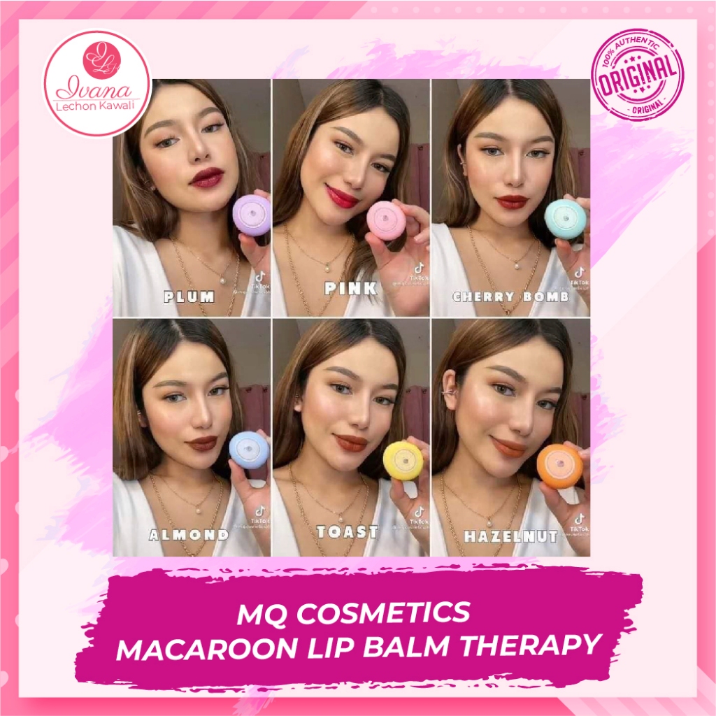 MQ COSMETICS MACAROON LIP BALM THERAPY | Shopee Philippines