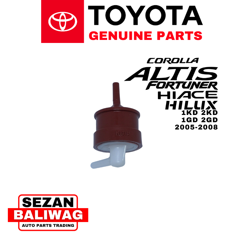 ORIGINAL TOYOTA GAS FILTER VACUUM FILTER COROLLA ALTIS FORTUNER HILUX ...