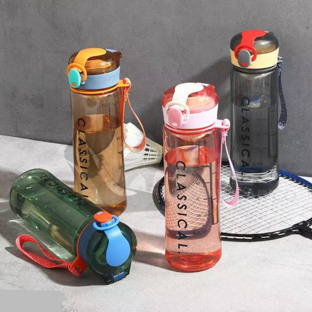 Classical Tumbler Lid Proof Transparent Highly Resistance Water Bottle ...