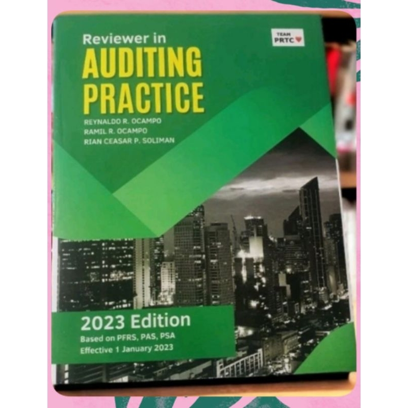 REVIEWER IN AUDITING PRACTICE 2023 Edition by Ocampo | Shopee Philippines