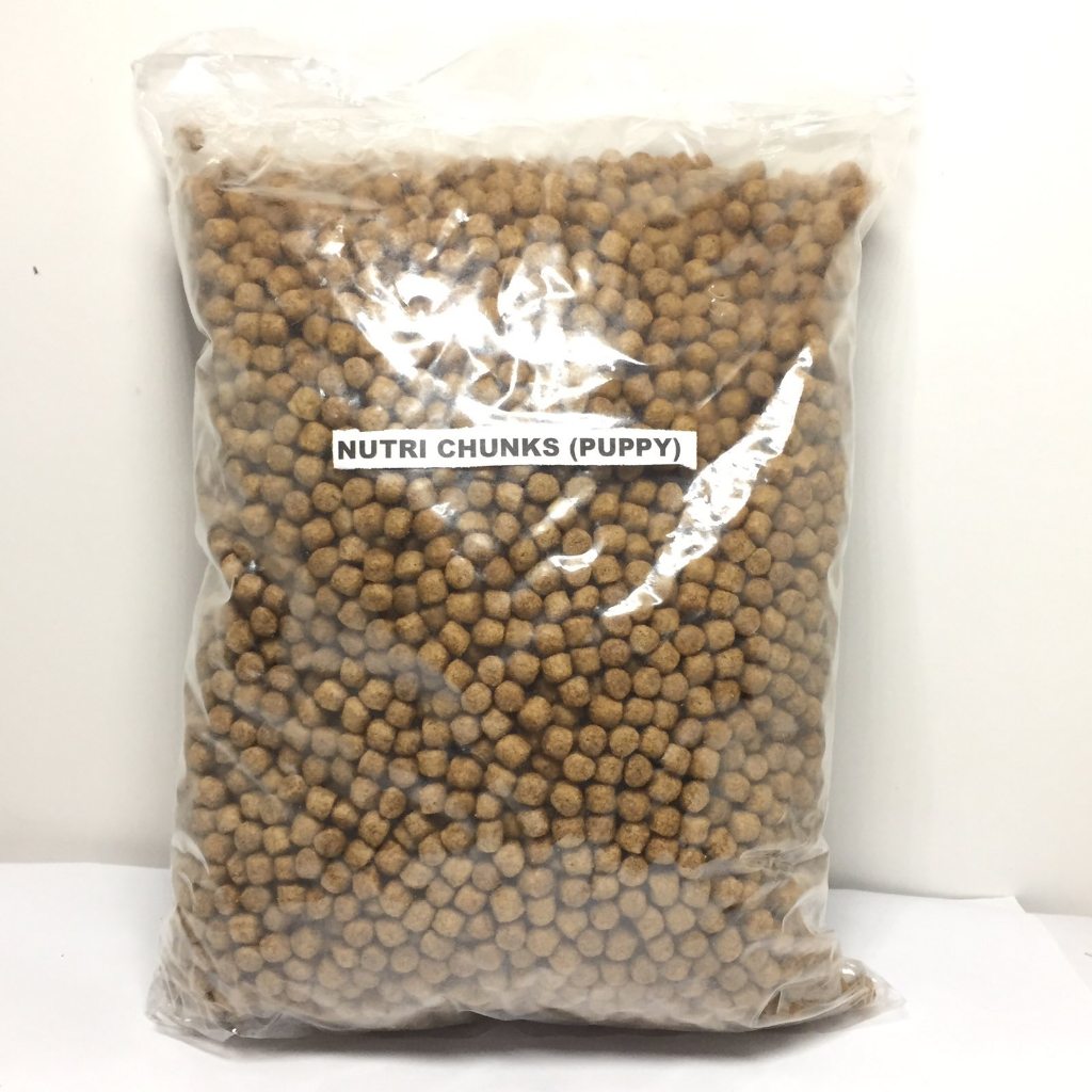 [FCR AGRIVET] Nutri Chunks Hi-Protein Puppy Lamb, Chicken Liver, and Milk Flavor / Repacked 1kg ...