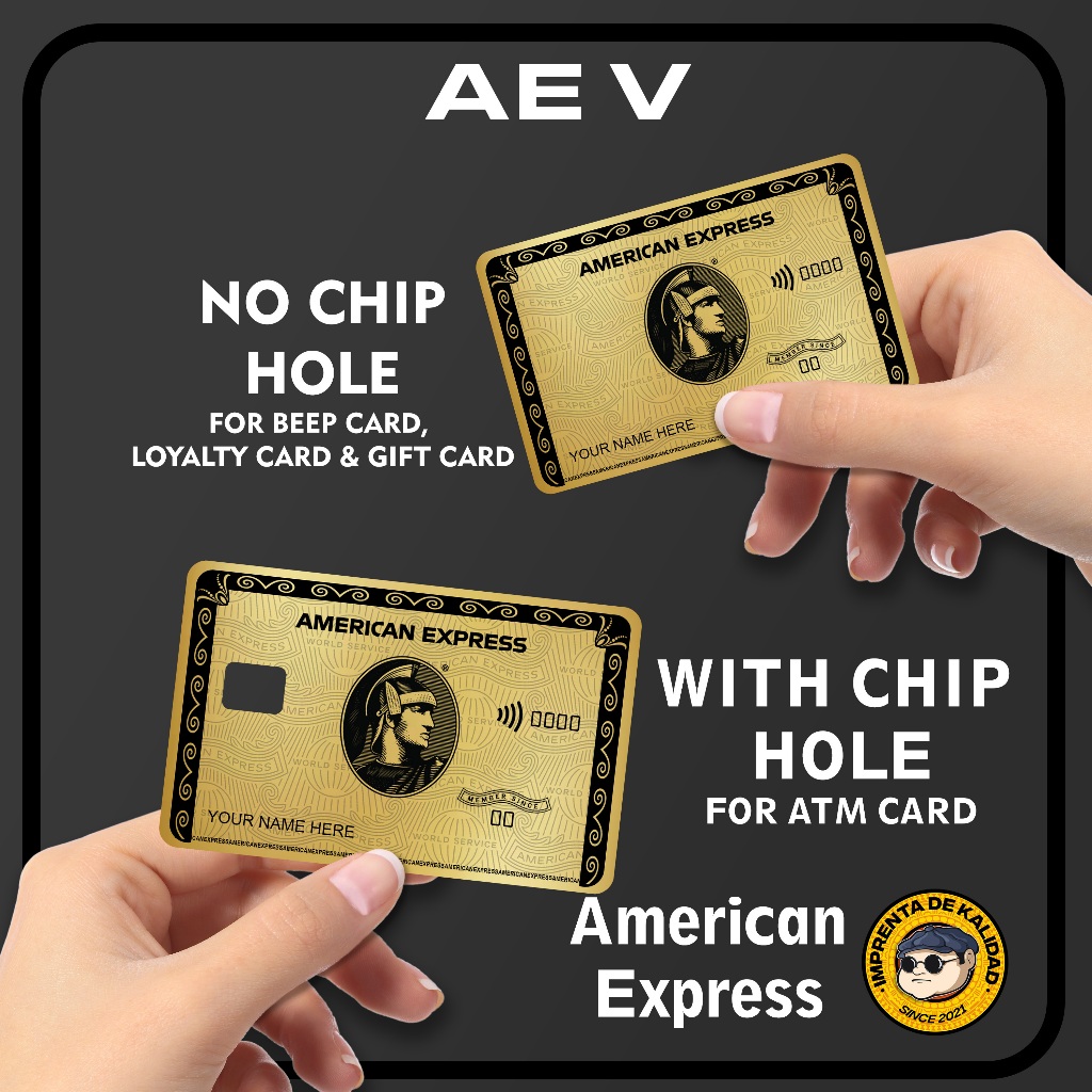 AE/AMEX AMERICAN EXPRESS Card Skin Card Sticker Vinyl Debit/ATM/beep ...