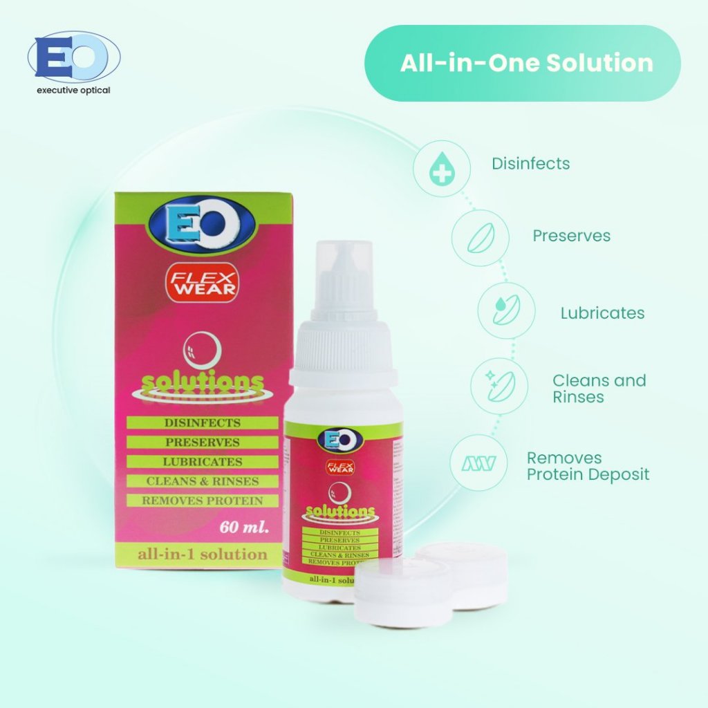 EO Flexwear All-In-1 Contact Lens Solution 60ml | Shopee Philippines