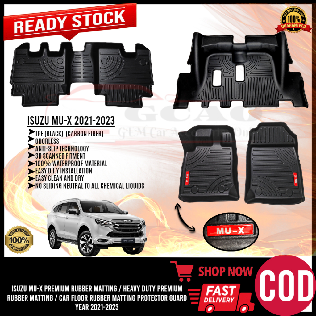 GCAO TPE Deep Dish Mat for Isuzu MUX 2021 2022 2023 Car Deep Dish ...