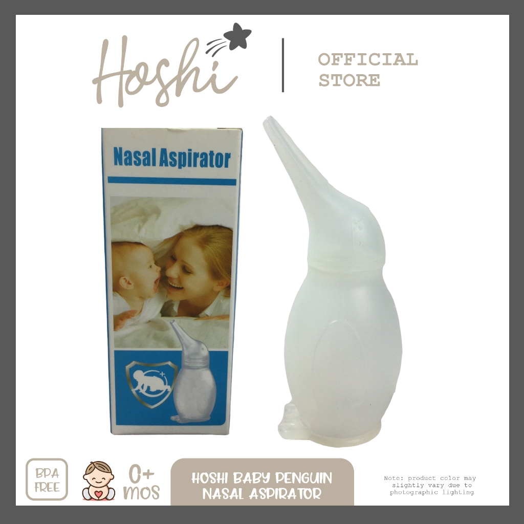 Hoshi Baby Silicone Penguin Nasal Suction Aspirator, Suction Bulb, Nose ...