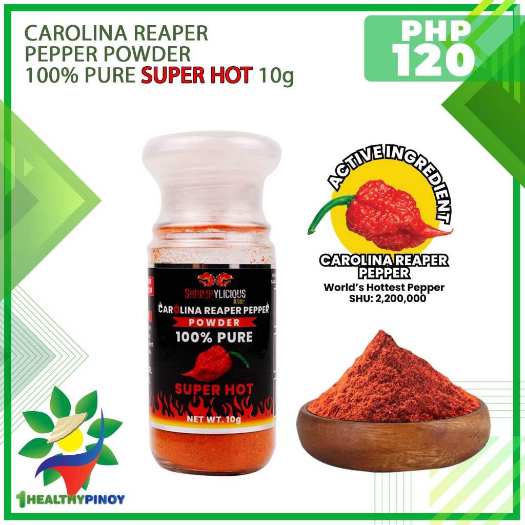 1HealthyPinoy Carolina Reaper Pepper Powder 10g Hot and Spicy Chili ...