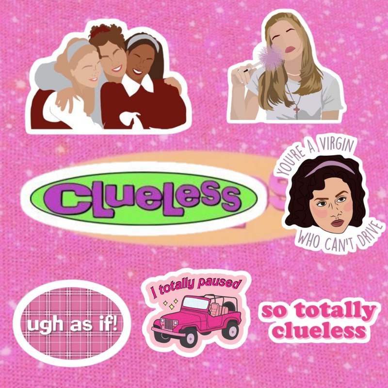 Clueless Vinyl Stickers - Waterproof | Laminated | Hight quality ...