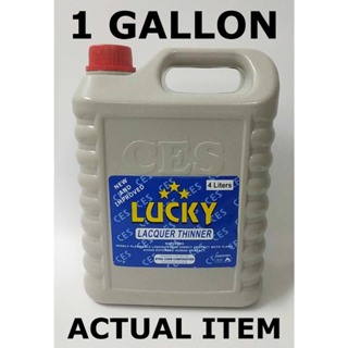 LUCKY LACQUER THINNER ( 1 GALLON ...