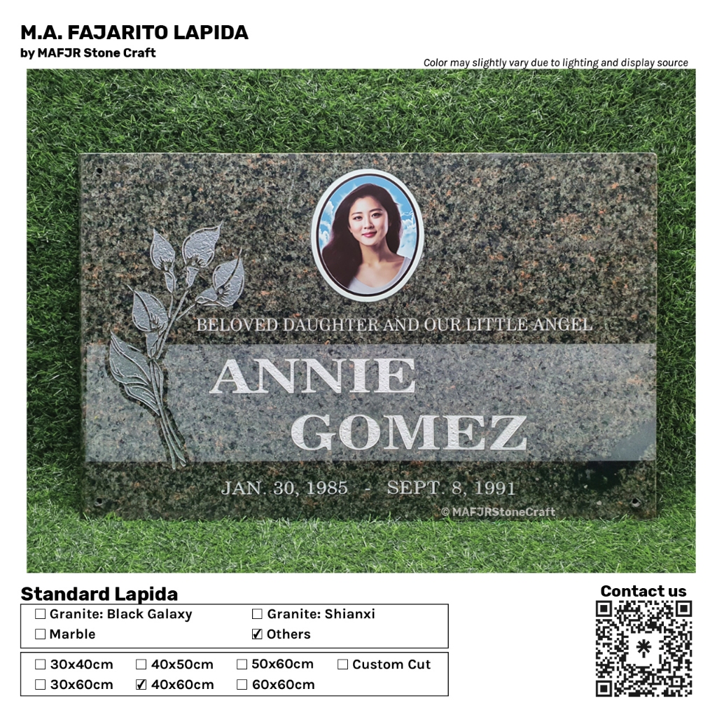 Lapida Add ons: Memorial Photo: Ceramic/Porcelain : Non Fade with Free ...