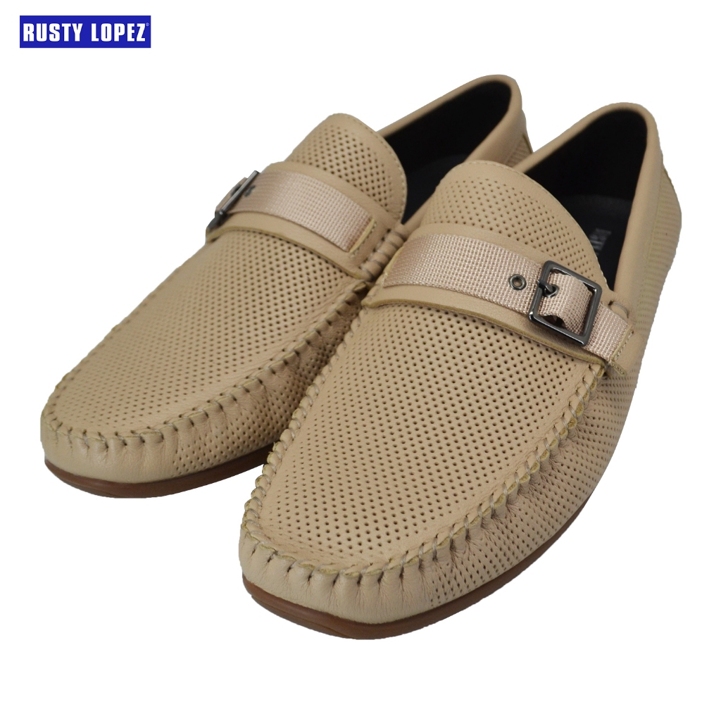 Rusty Lopez Men's Leather Loafers Shoes (Joseph) | Shopee Philippines
