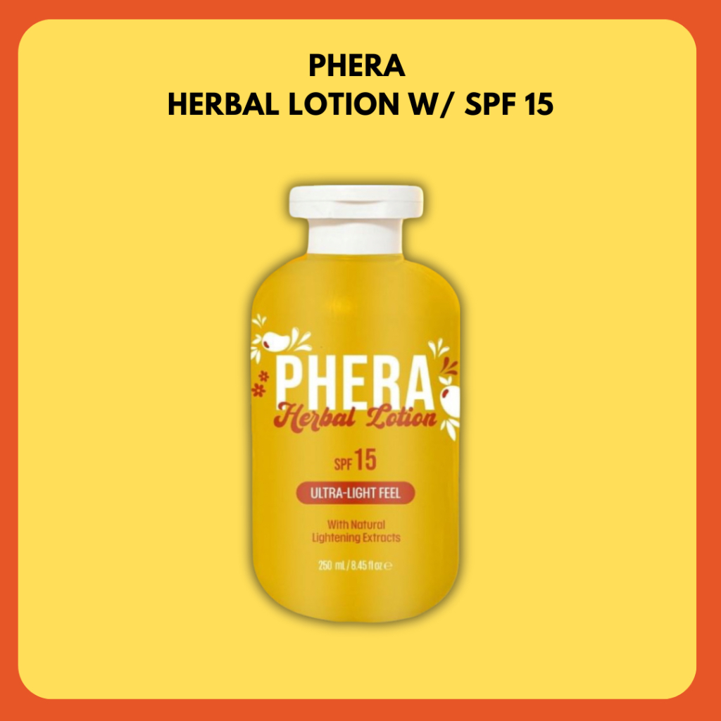 PHERA HERBAL LOTION SPF 15 ULTRA - LIGHT FEEL 250ML | Shopee Philippines