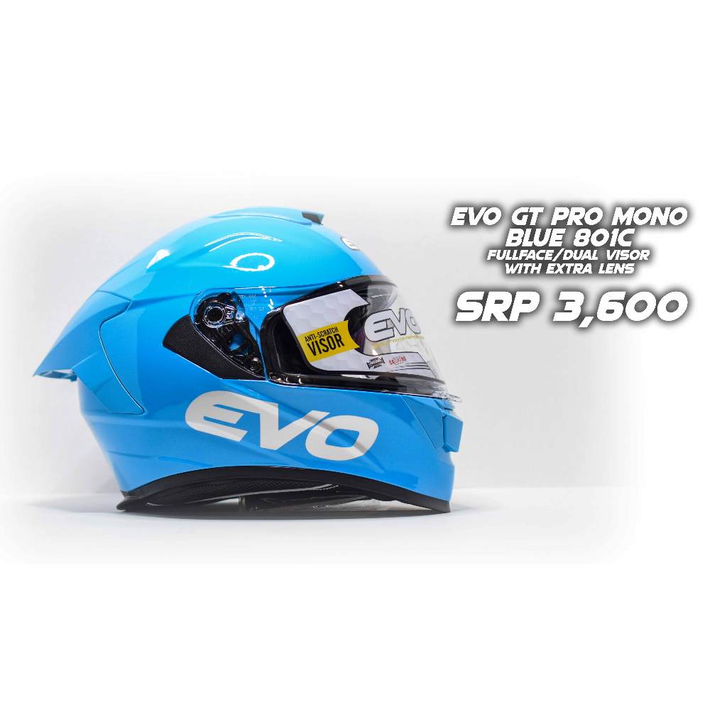 Evo GT Pro Mono (Fullface / Dual visor) | Shopee Philippines