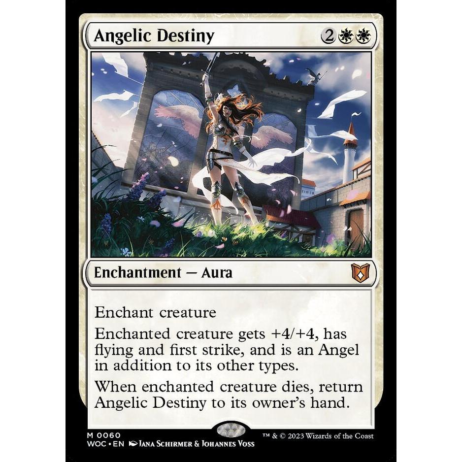 Angelic Destiny - Commander: Wilds of Eldraine (WOC) | Shopee Philippines