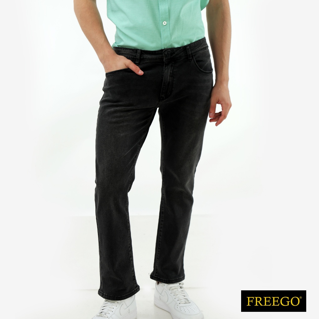 Freego Mens Denim Long Pants Slim Tapered Fit Stretch GSB23-0037 ...