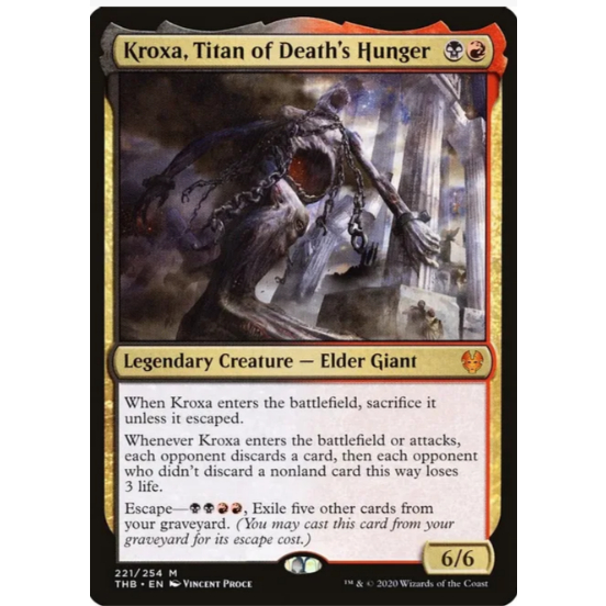 Kroxa, Titan of Death's Hunger - Theros Beyond Death (THB) | Shopee ...