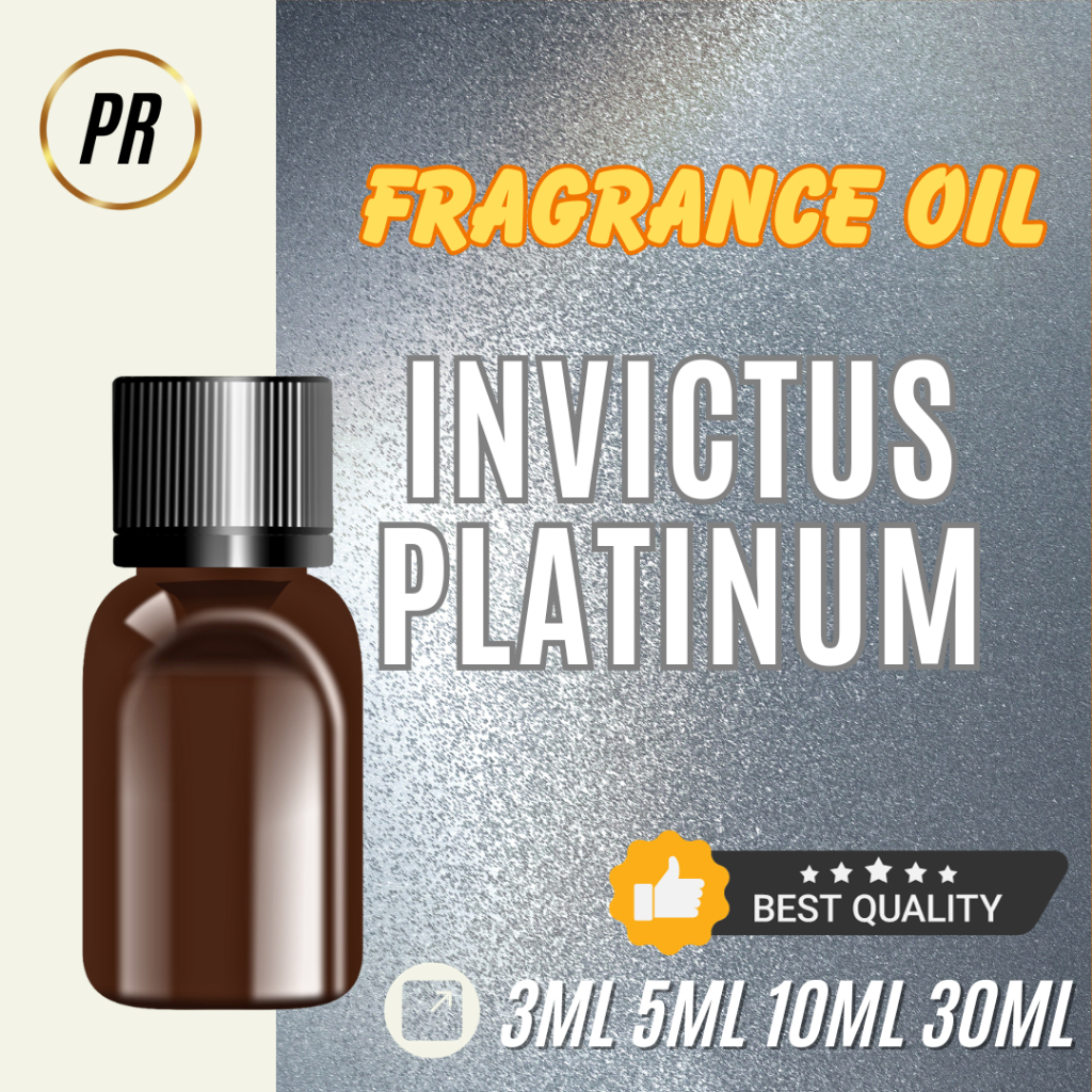 PR Invictus Platinum Fragrance Oil For Perfume 3ml 5ml 10ml 30ml ...
