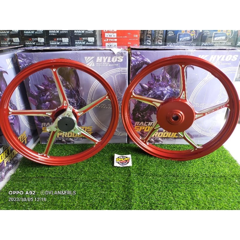 HYLOS MAGS 511 CNC 1.6/1.85-17 FOR AEROX 155 V1 V2 | Shopee Philippines