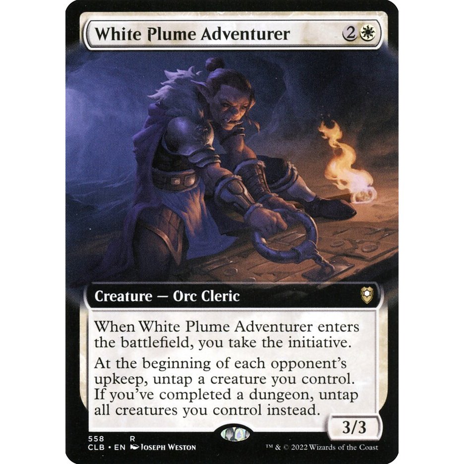 MTG Magic: The Gathering - White Plume Adventurer CLB | Shopee Philippines