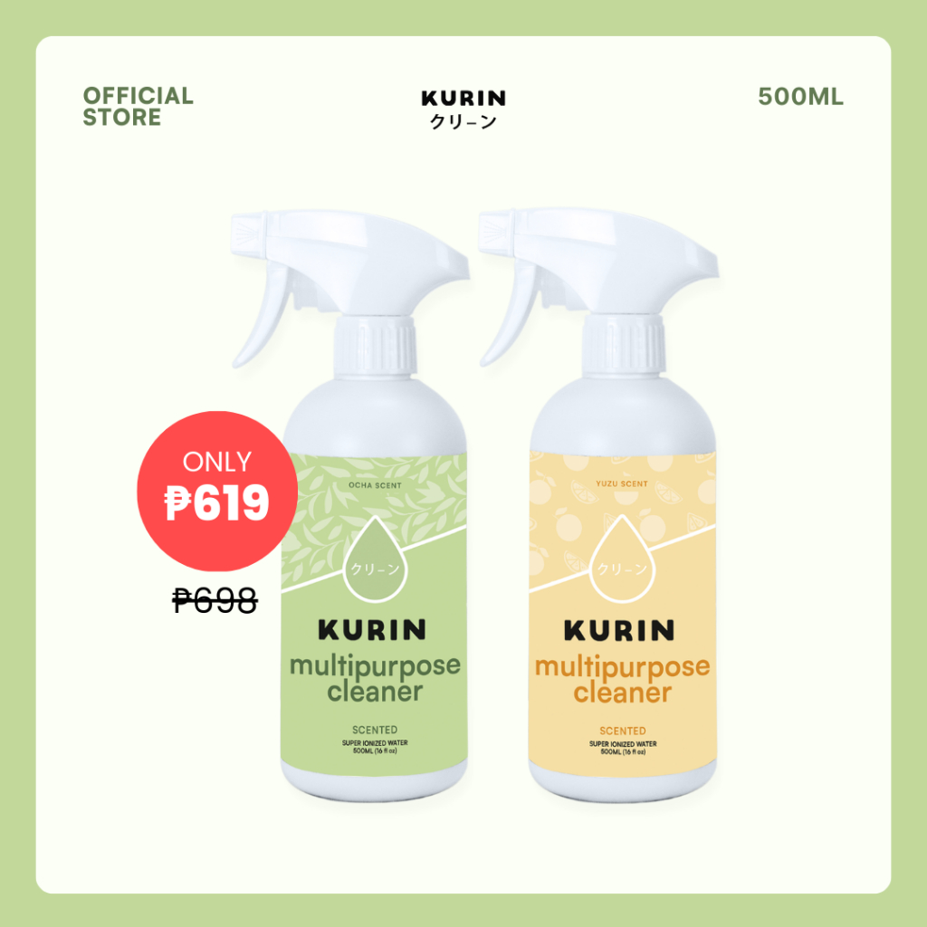 Kurin DUO Scented Multipurpose Cleaner Super Ionized Water | Shopee ...