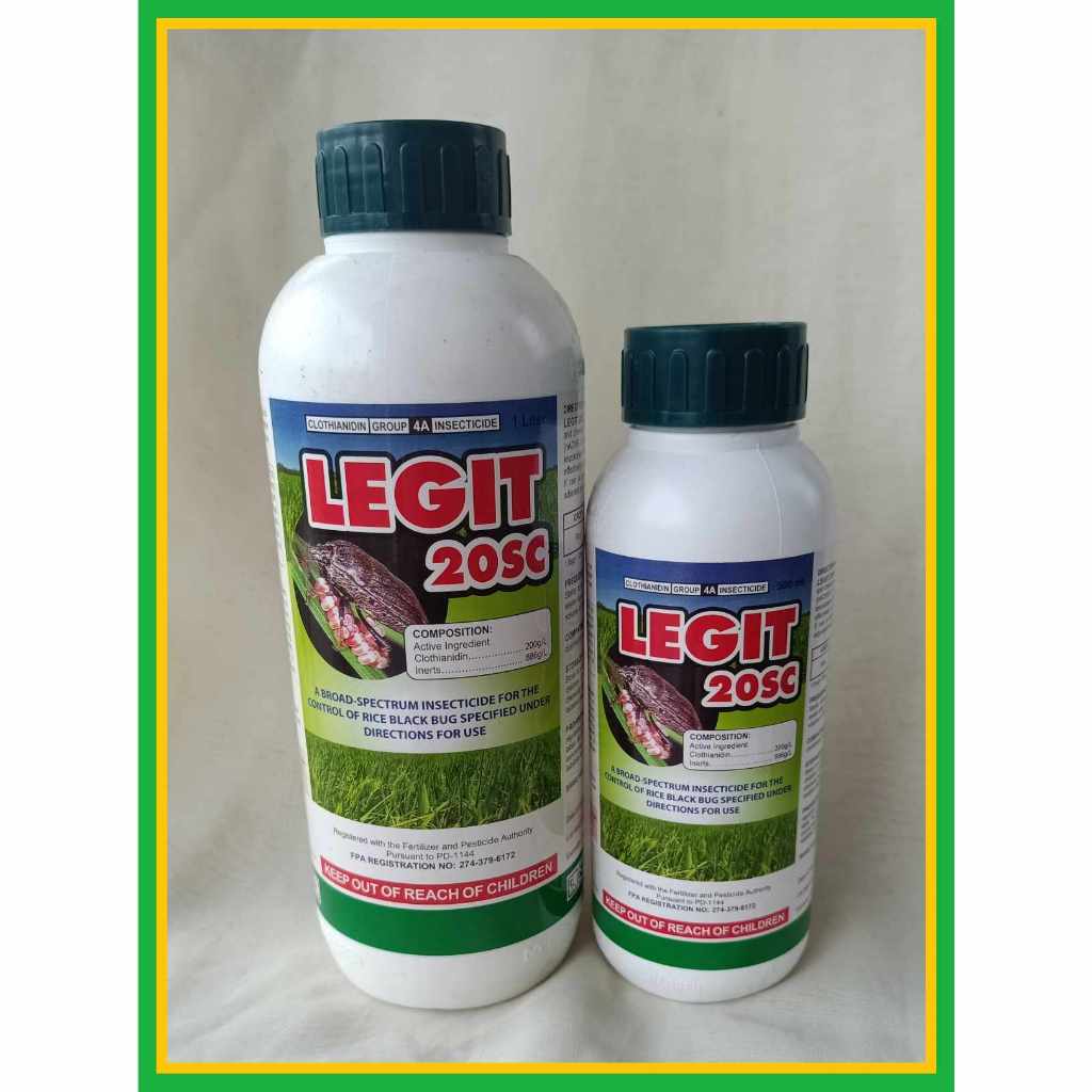 Legit 20 ScC Clothiadin Insecticide by ICTC ( liter/ 500 ml) (Same with ...