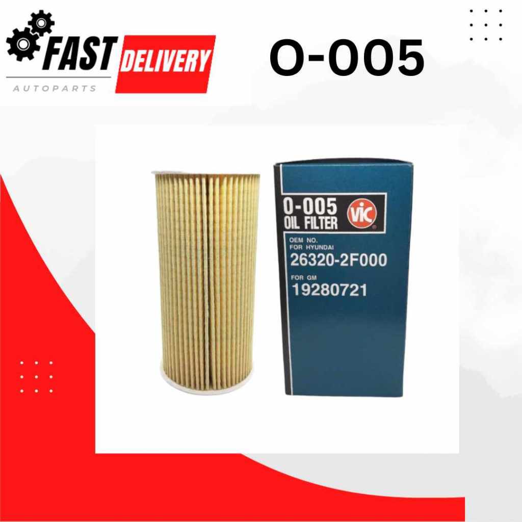 Vic Oil Filter O-005 Hyundai Tucson/ Sta.fe/ Kia Sportage | Shopee ...