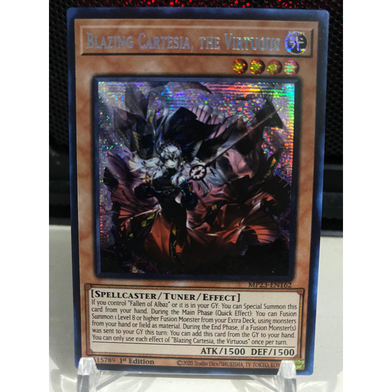 Blazing Cartesia, the Virtuous - MP23-EN162 - Prismatic Secret Rare 1st ...