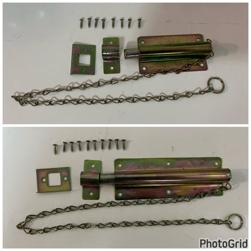 Chain Door Bolt (4 inches and 6 inches) | Shopee Philippines